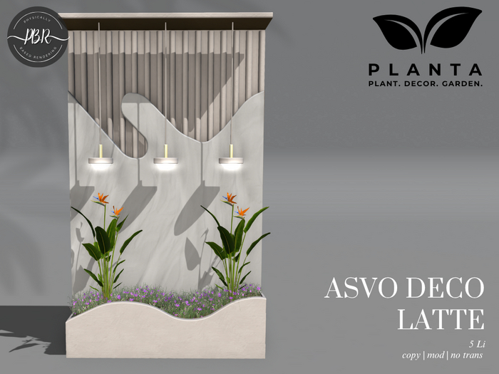 Second Life Marketplace - Planta - Asvo Deco Latte